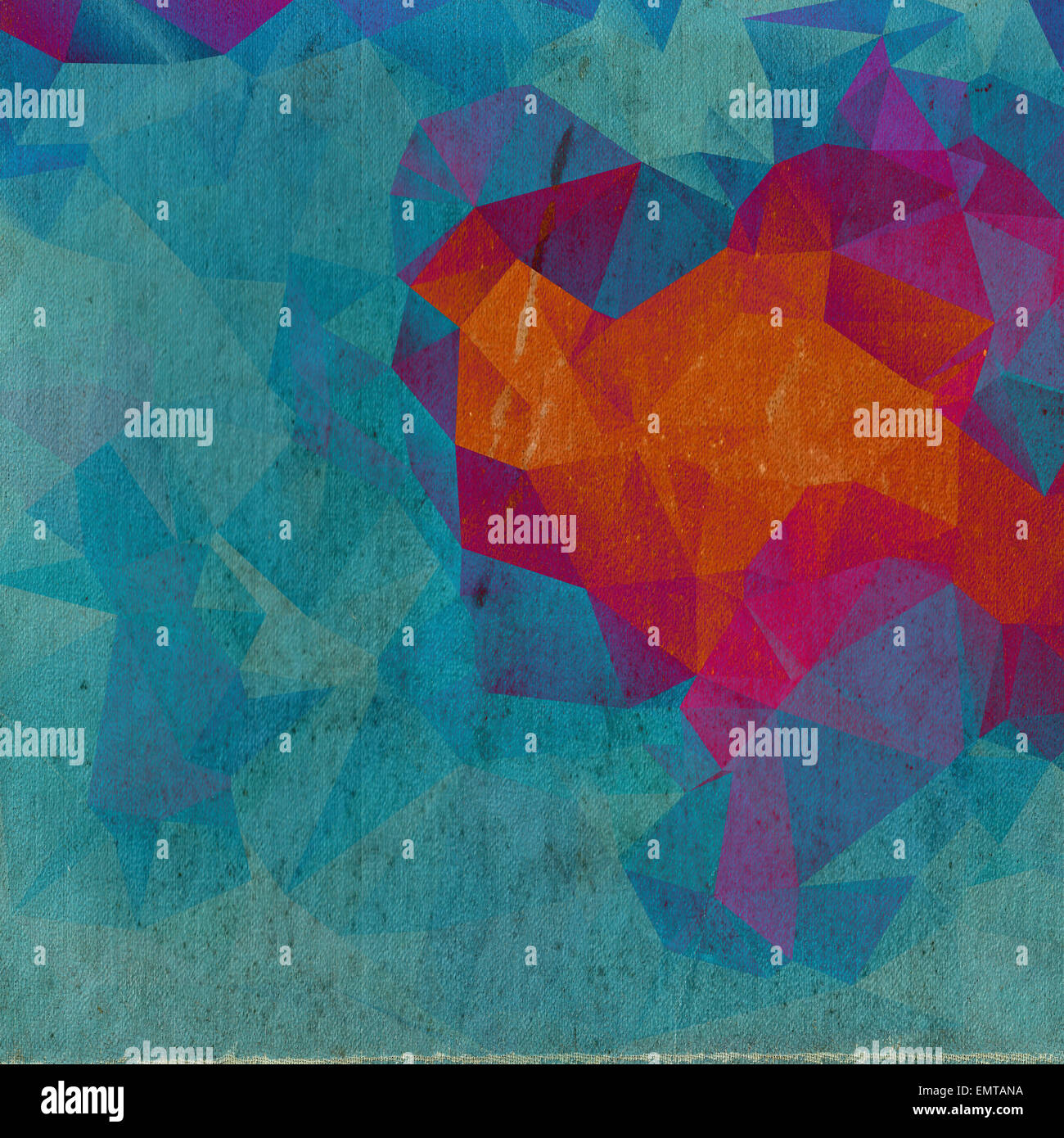 Colorful polygonal vintage old background. Polygonal vintage background ...