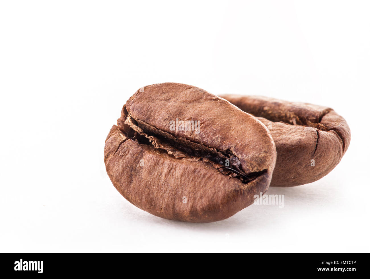 Fried black coffee beans Cut Out Stock Images & Pictures - Alamy