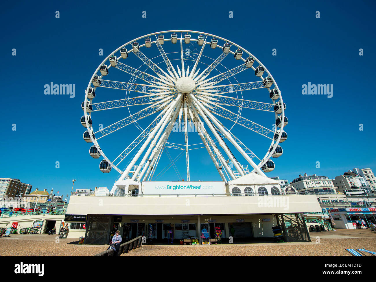 The Brighton Wheel on a sunny day in Brighton, Sussex, UK Stock Photo ...