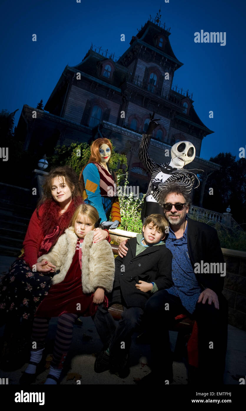 Tim Burton Helena Bonham Carter High Resolution Stock Photography and ...