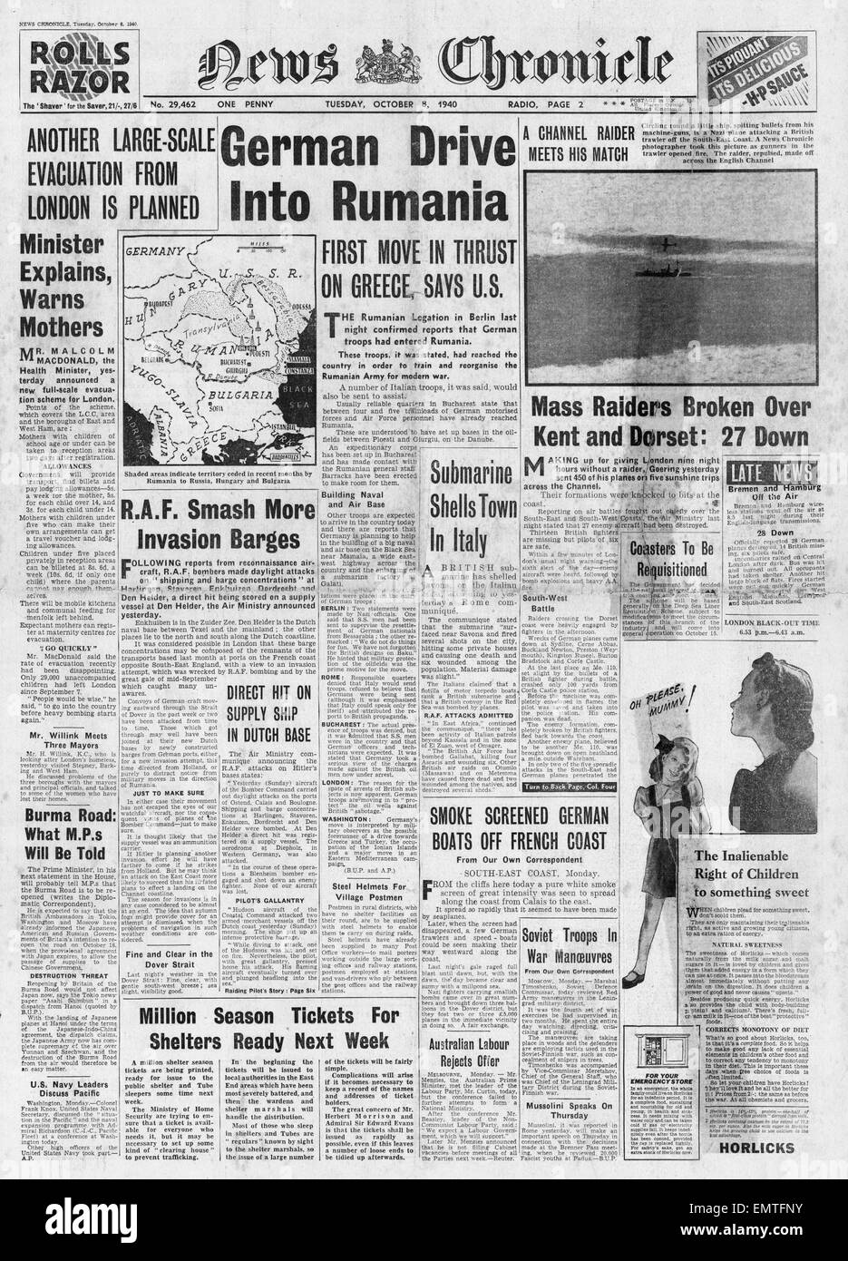 German blitz 1940 Black and White Stock Photos & Images - Alamy