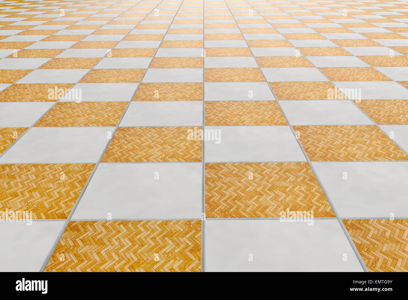 3d rendering of a rustic tiles floor Stock Photo - Alamy