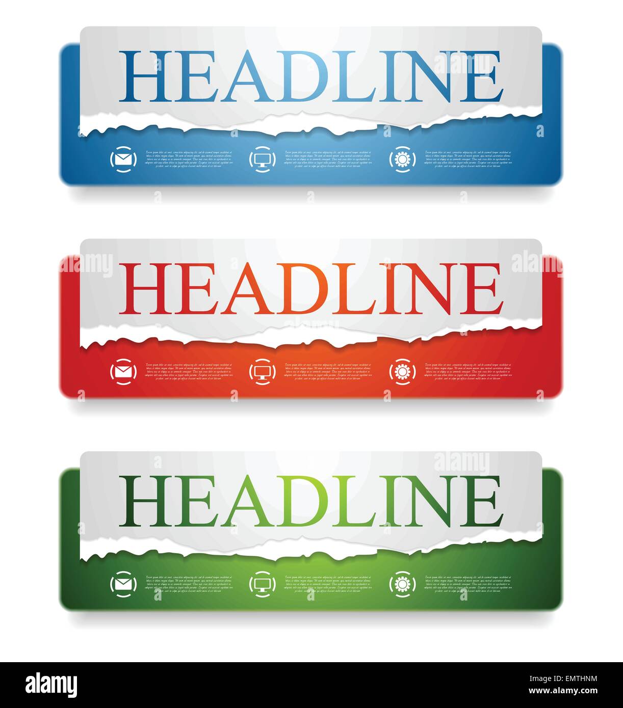 Headers Cut Out Stock Images & Pictures - Alamy