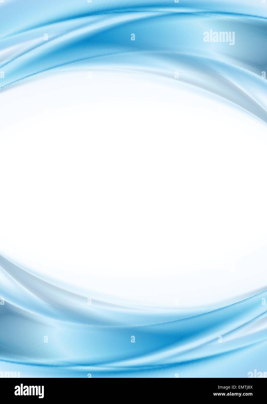 Abstract blue wavy background. Vector design Stock Vector Image & Art ...