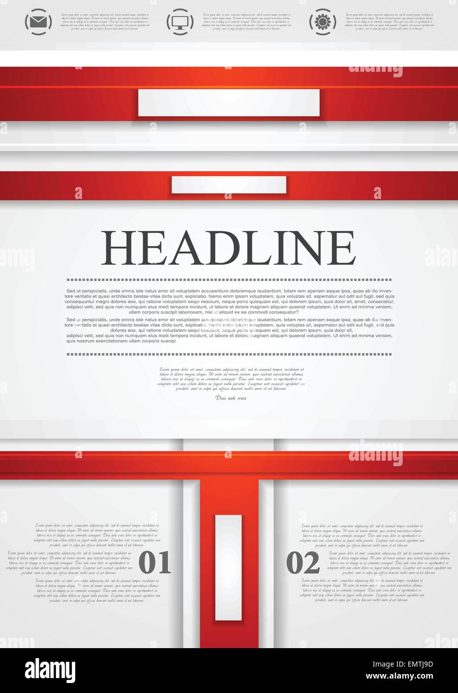 Red vector tech abstract background. Vector design Stock Vector Image ...