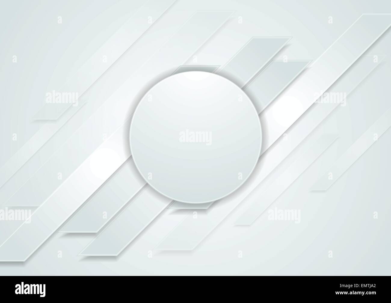 Grey hi-tech abstract background with circle. Vector illustration Stock ...