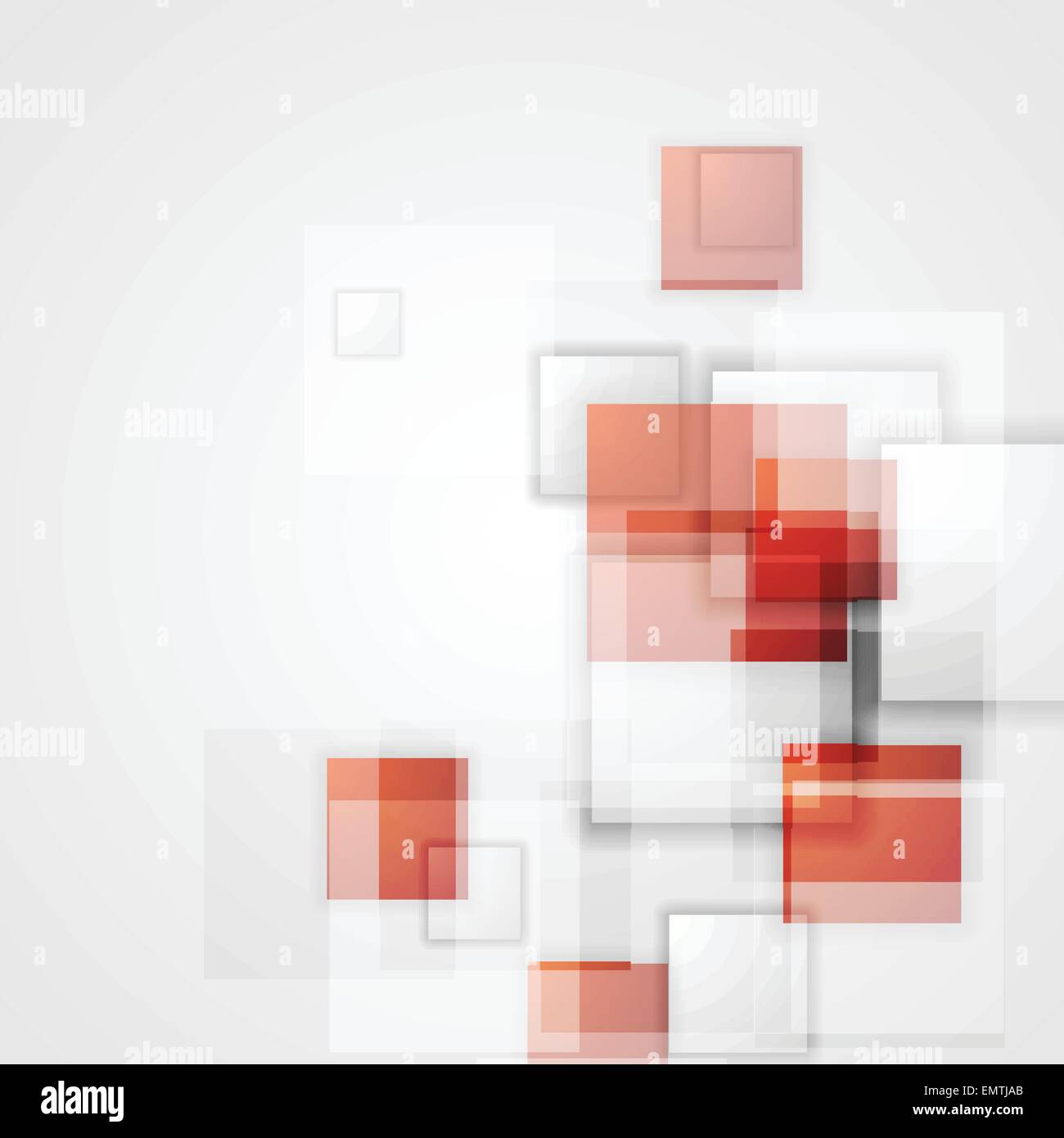 Tech background with red squares. Vector design Stock Vector Image ...