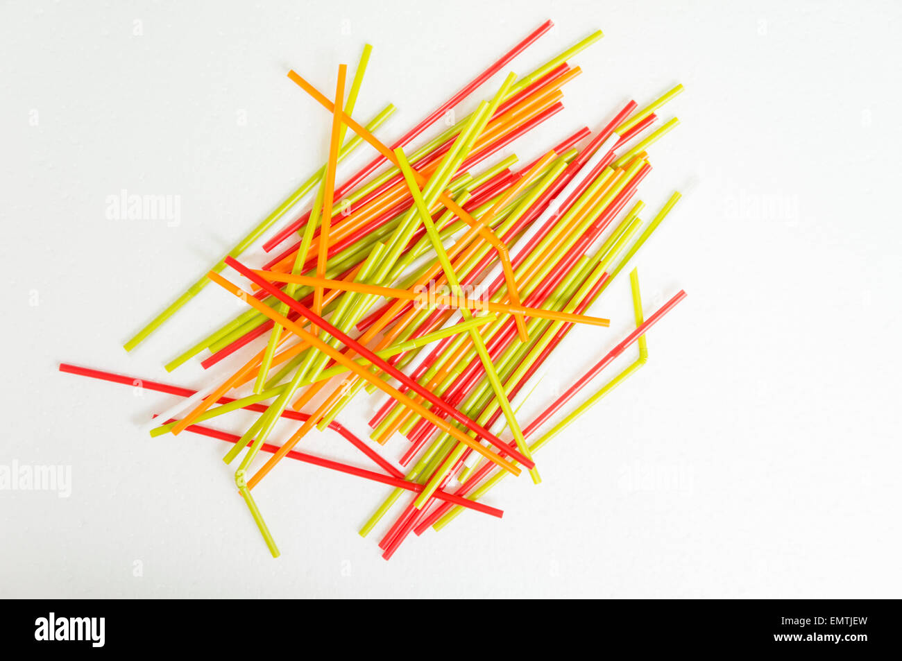 straw color colorful water suck use Stock Photo - Alamy