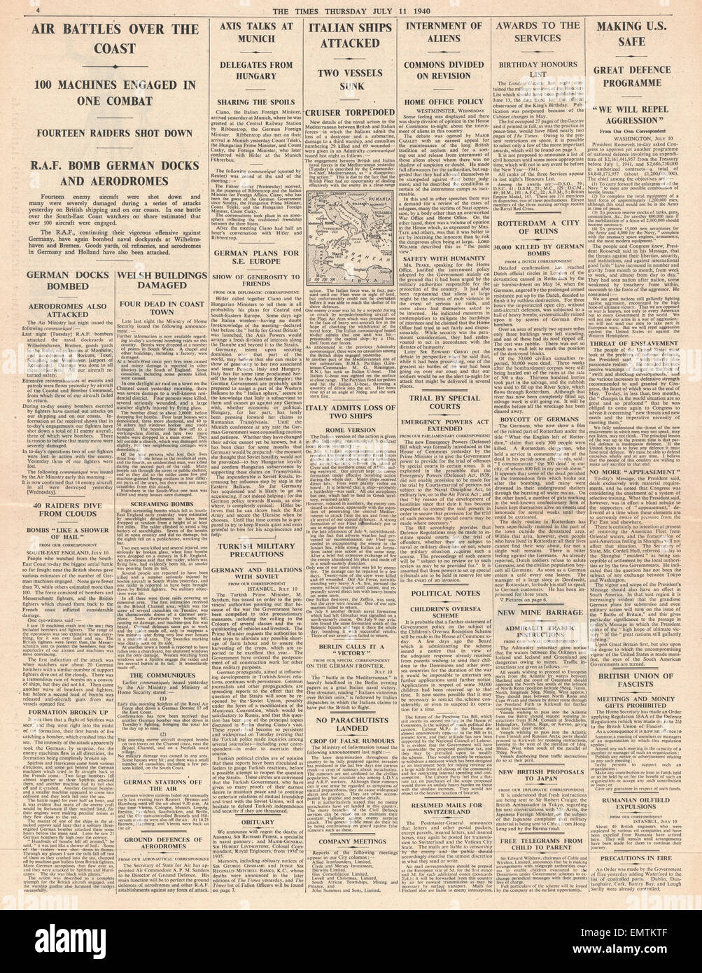 1940 times page raf bombing hi-res stock photography and images - Alamy