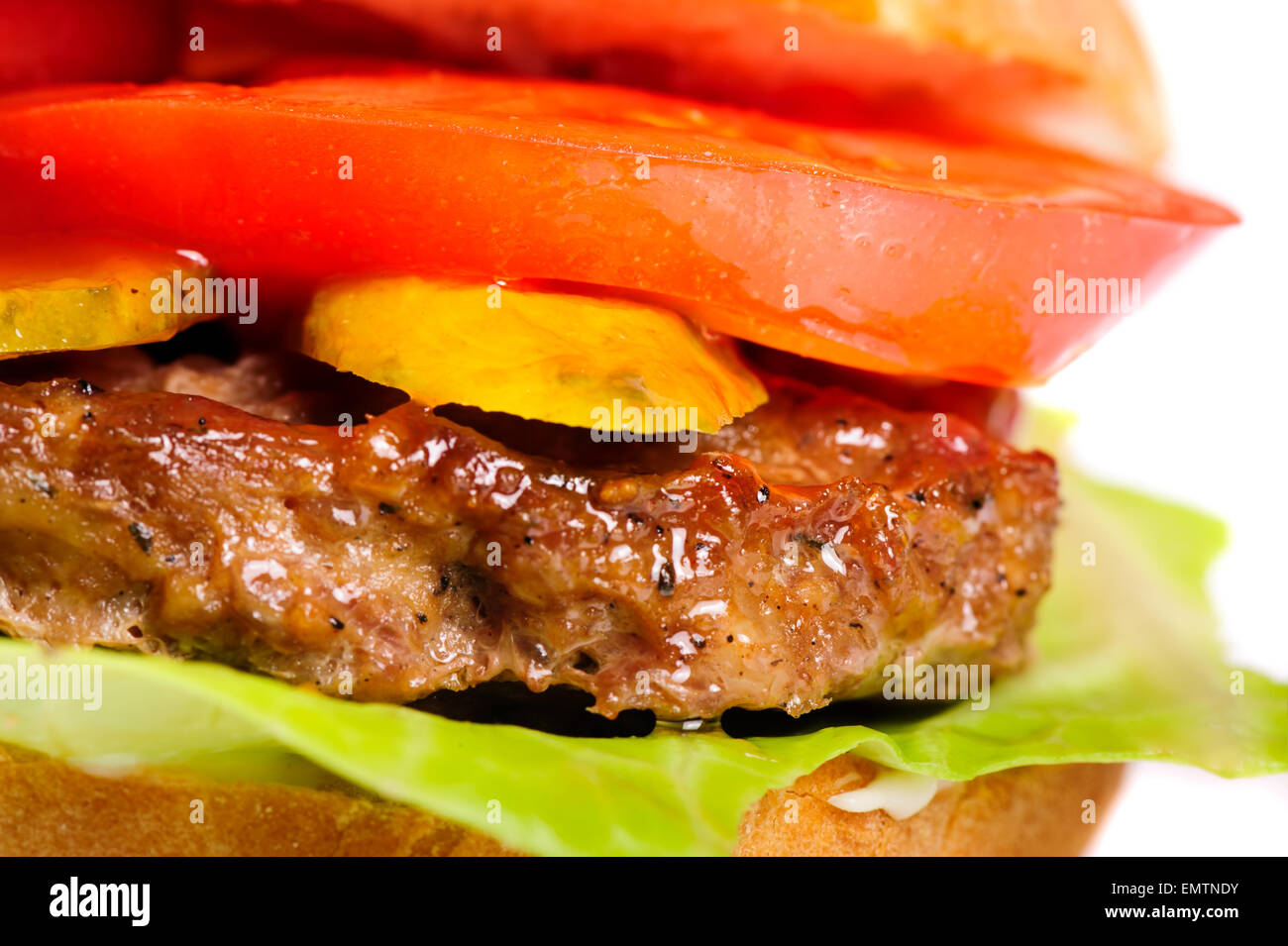 realistic looking hamburger Stock Photo - Alamy