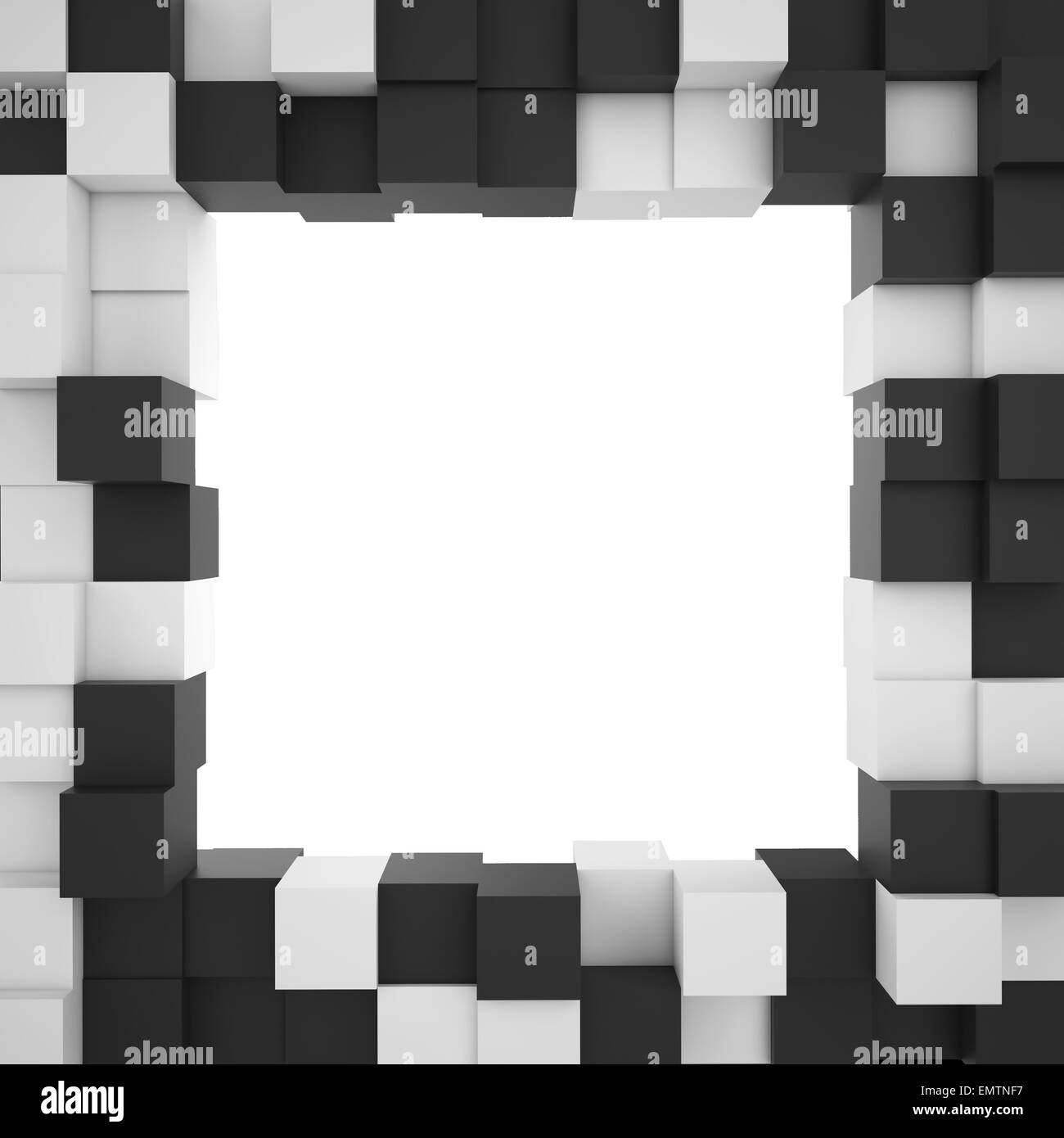 Background of white and black cubes Stock Photo - Alamy