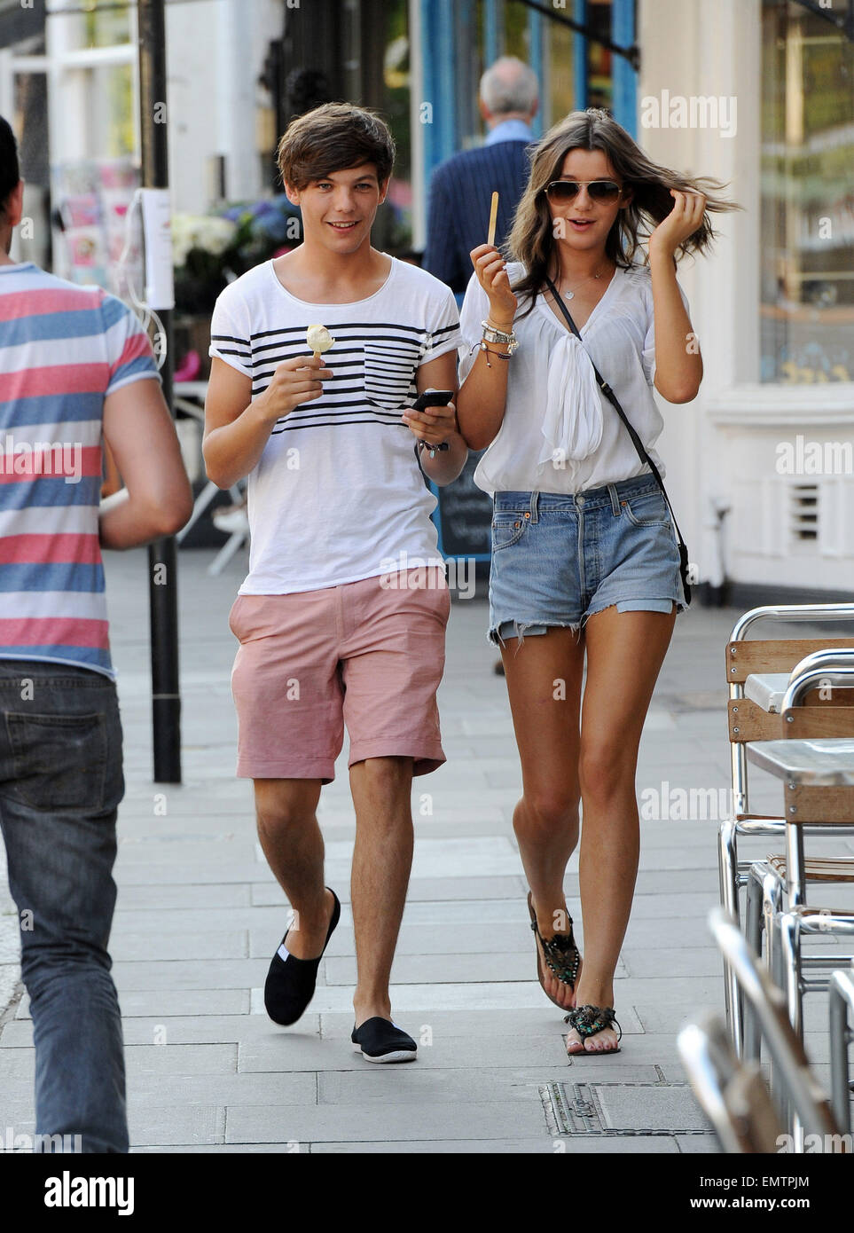 Louis Tomlinson From One Direction High Resolution Stock Photography ...