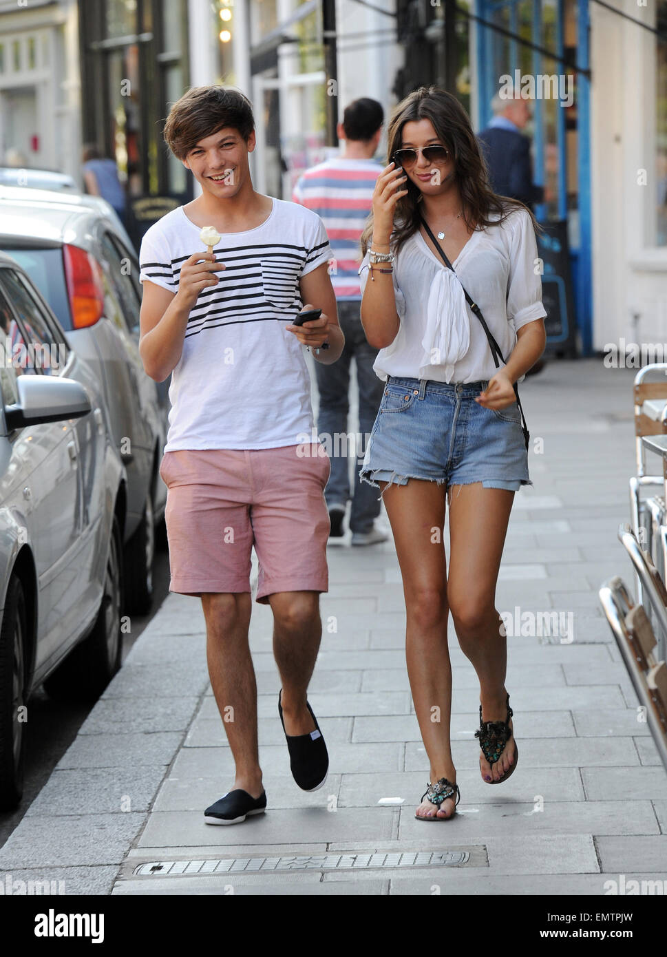 Louis Tomlinson From One Direction High Resolution Stock Photography ...