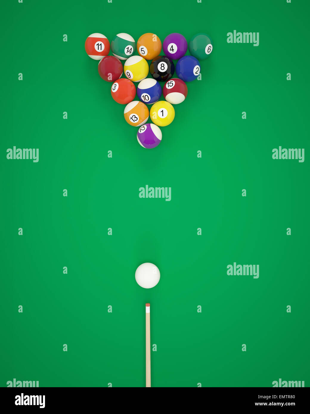 Billiards pool table balls shadow hi-res stock photography and images ...