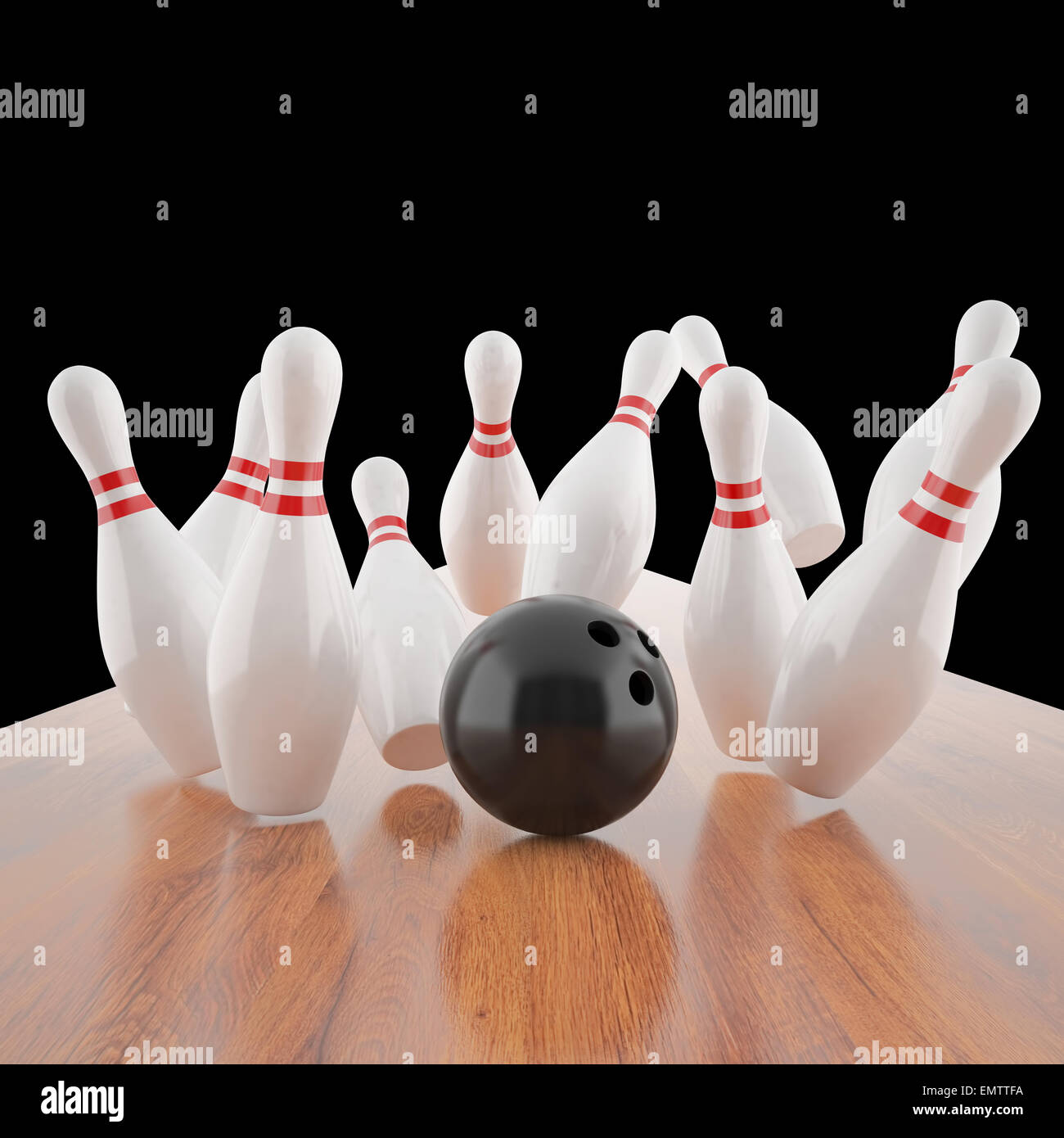 Hitting pins hi-res stock photography and images - Alamy