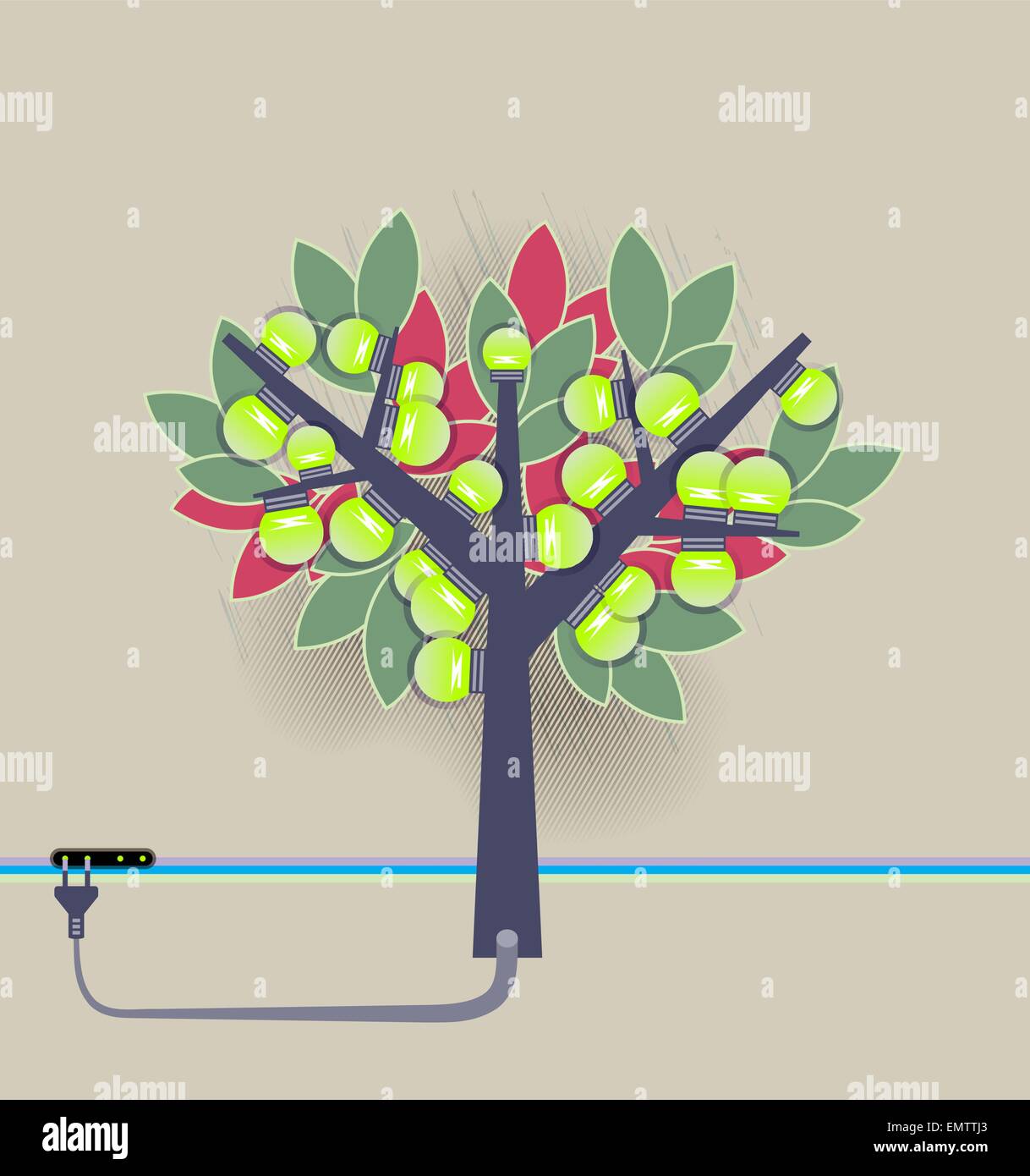 Green energy ecology concept Stock Vector Image & Art - Alamy