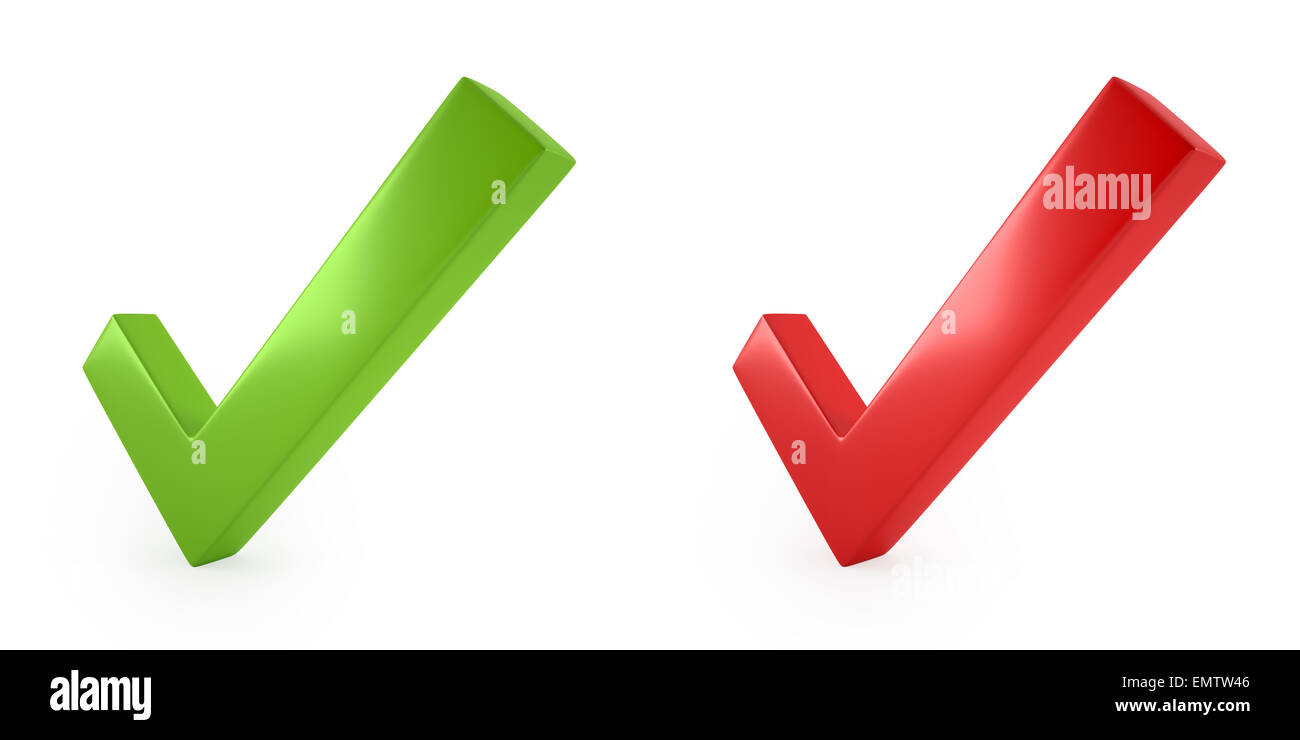 Shiny Check. High resolution 3d Stock Photo - Alamy