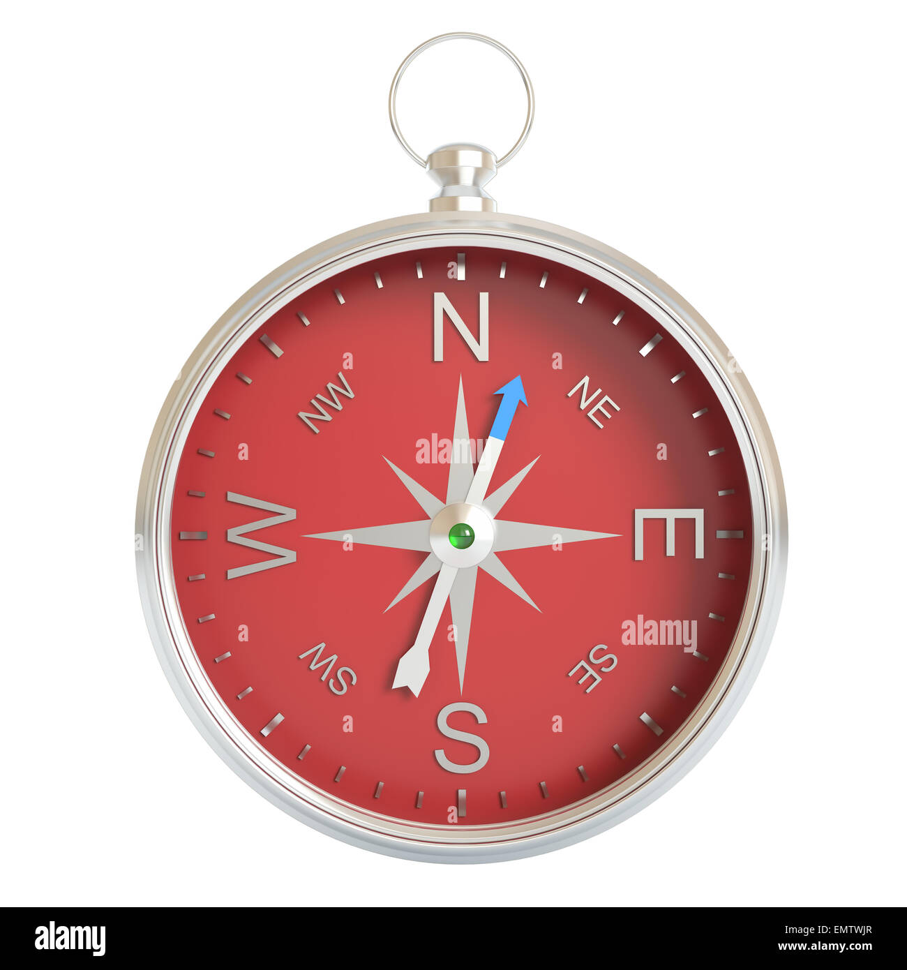 Compass isolated on white background Stock Photo - Alamy