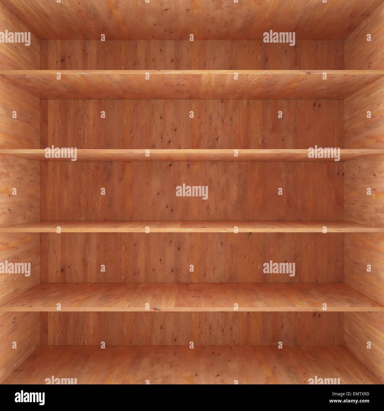 Wood box with shelves inside Stock Photo - Alamy