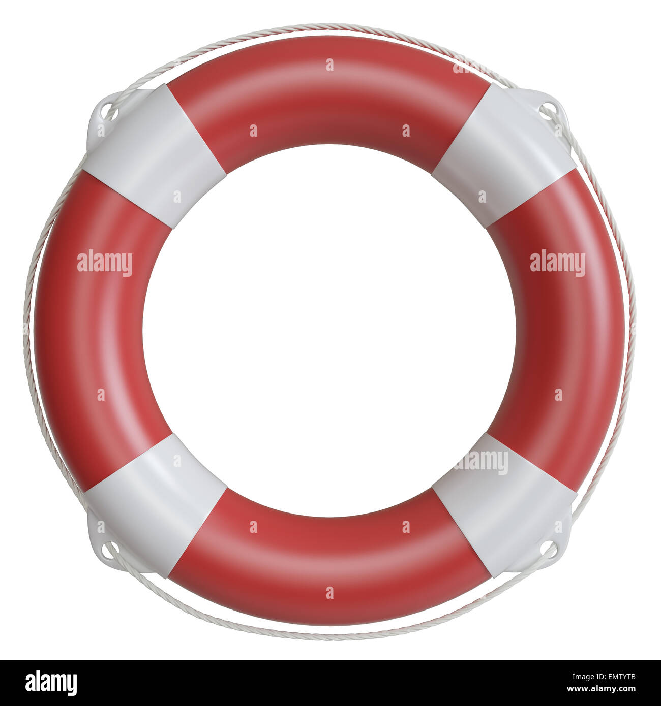 Illustration lifebuoy isolated on white background Stock Photo - Alamy