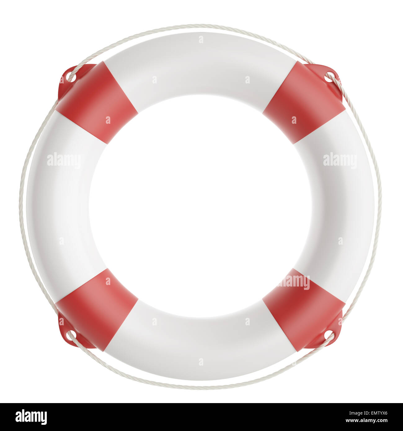 Illustration lifebuoy isolated on white background Stock Photo - Alamy