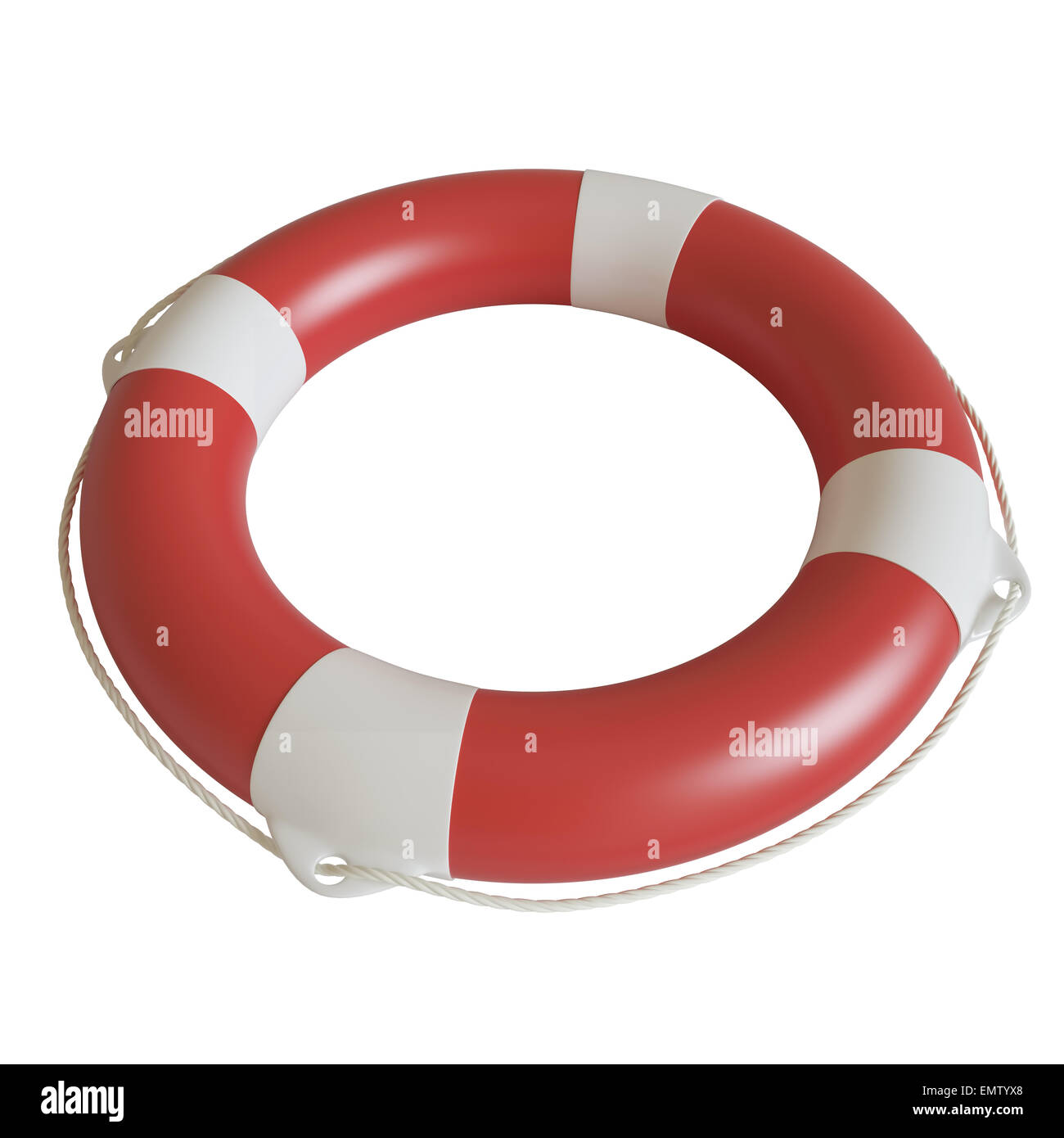 Illustration lifebuoy isolated on white background Stock Photo - Alamy