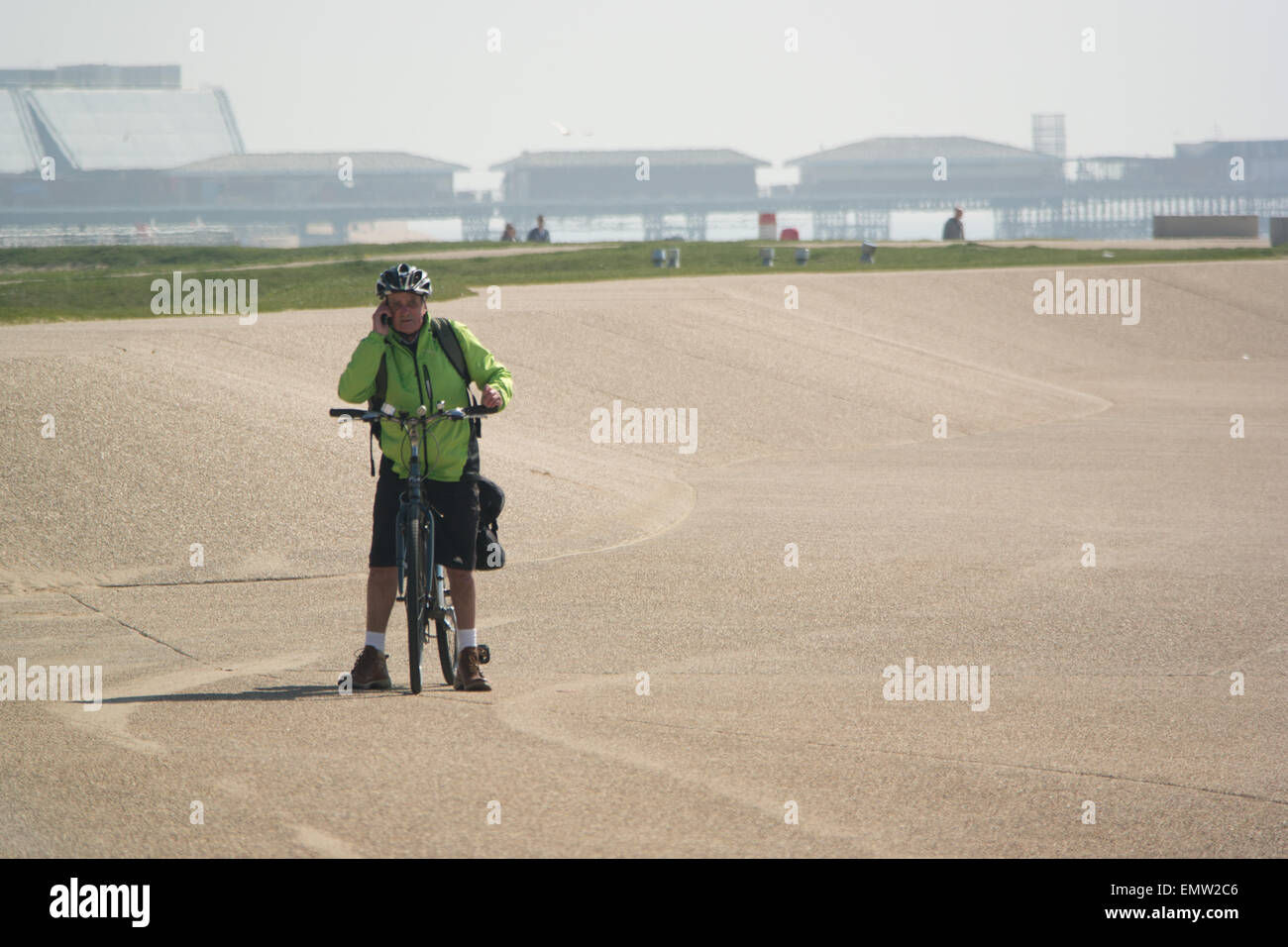 Blackpool, UK. 23rd April, 2015. UK Weather: A fine and sunny day in ...