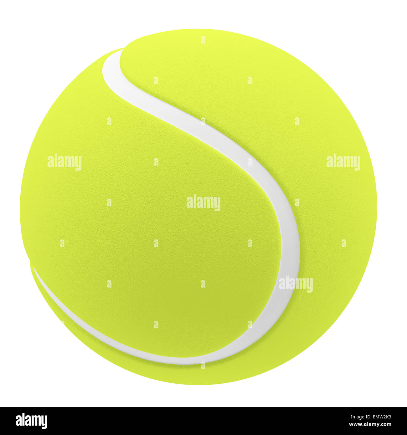 Tennis ball isolated on white background Stock Photo - Alamy
