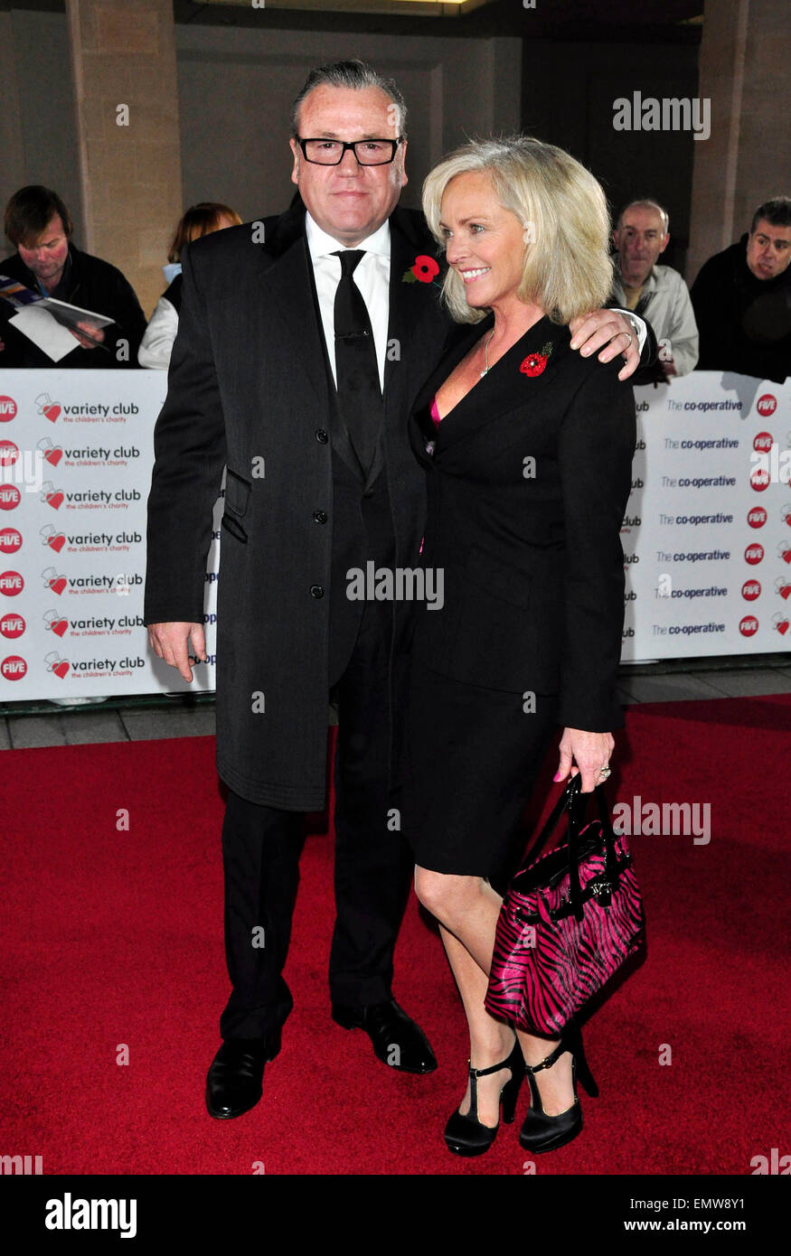 Ray Winstone With His Wife Elaine Winstone High Resolution Stock ...