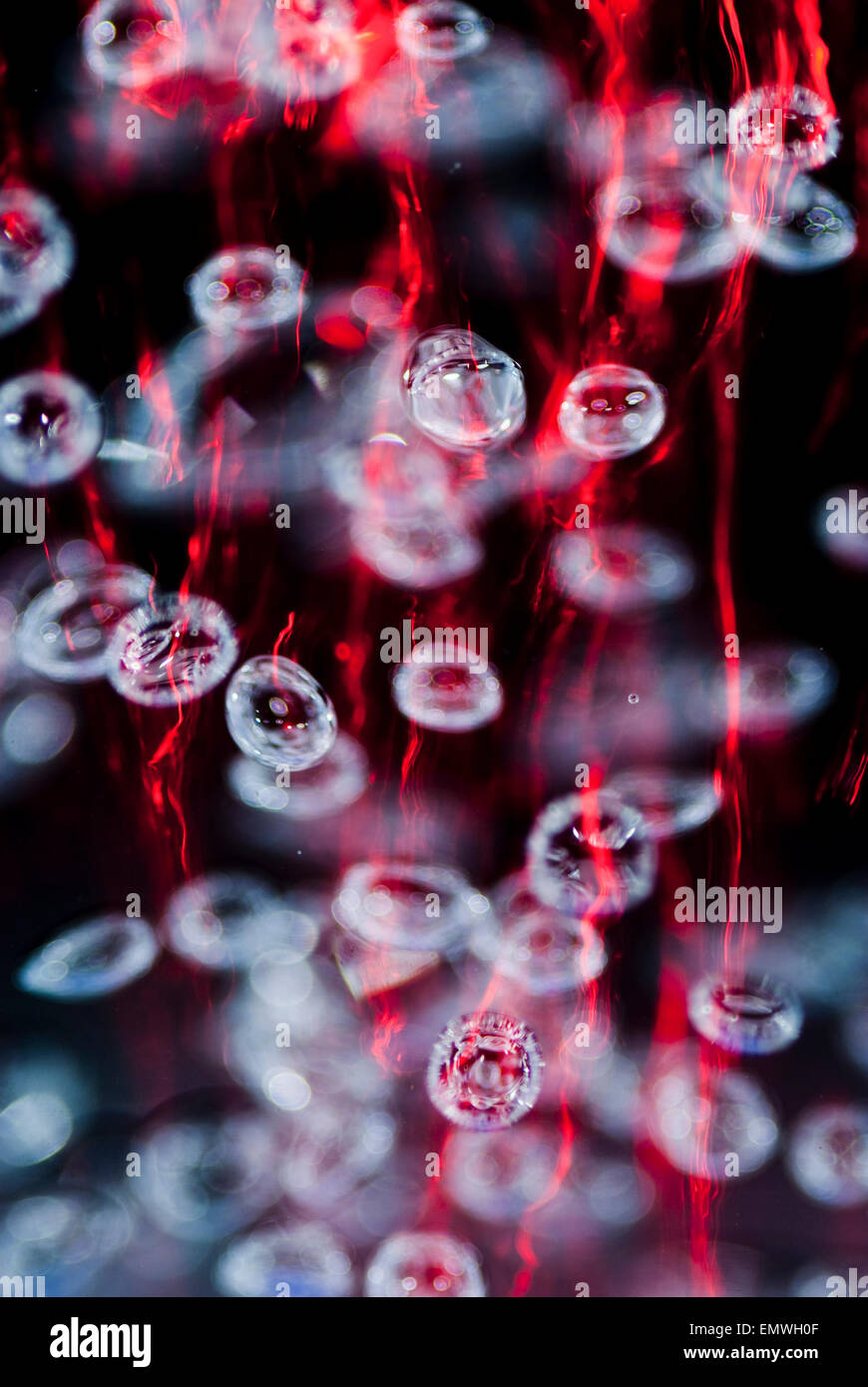 Tiny Bubbles in Water Stock Photo - Alamy