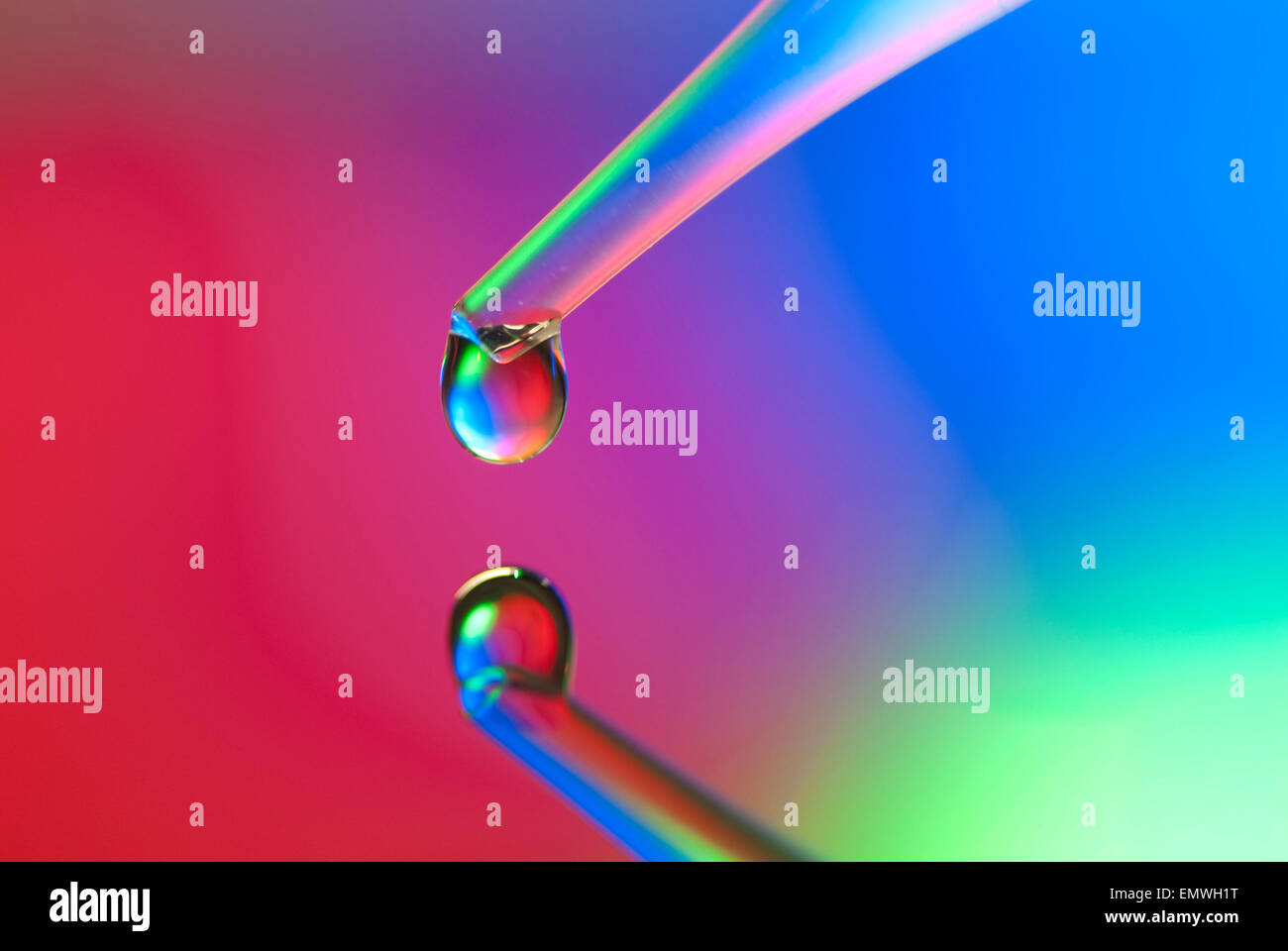 A Drop of color Stock Photo - Alamy