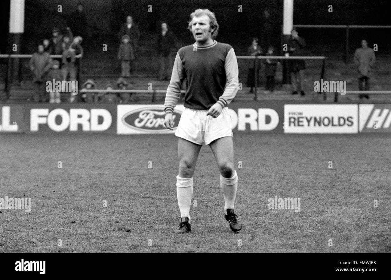 West Ham Footballer: Bobby Moore. March 1974 S74-1531-005 Stock Photo ...