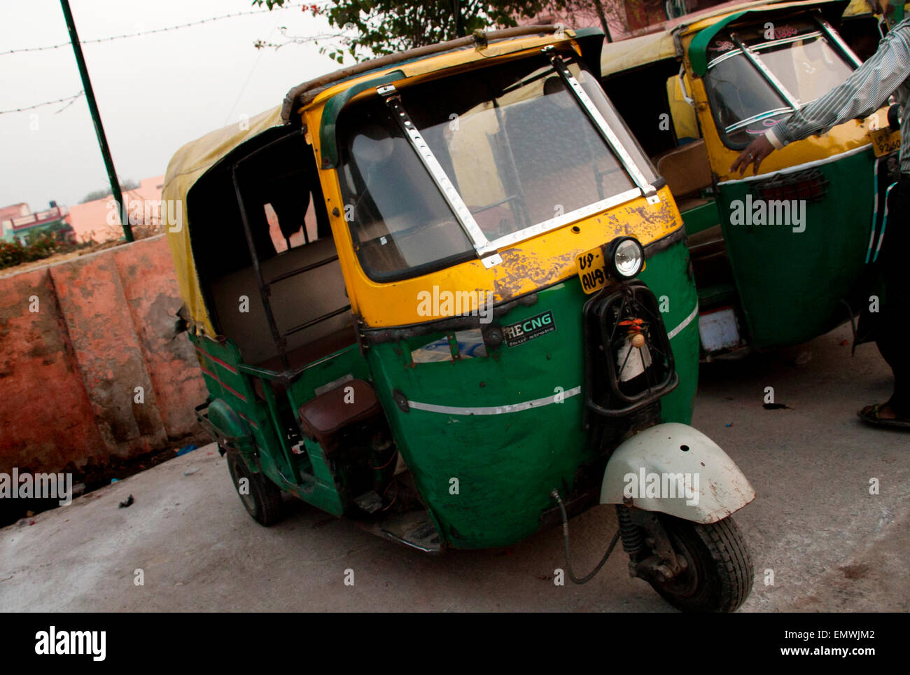 Traditional street tuk tuk in Delhi, India Stock Photo - Alamy