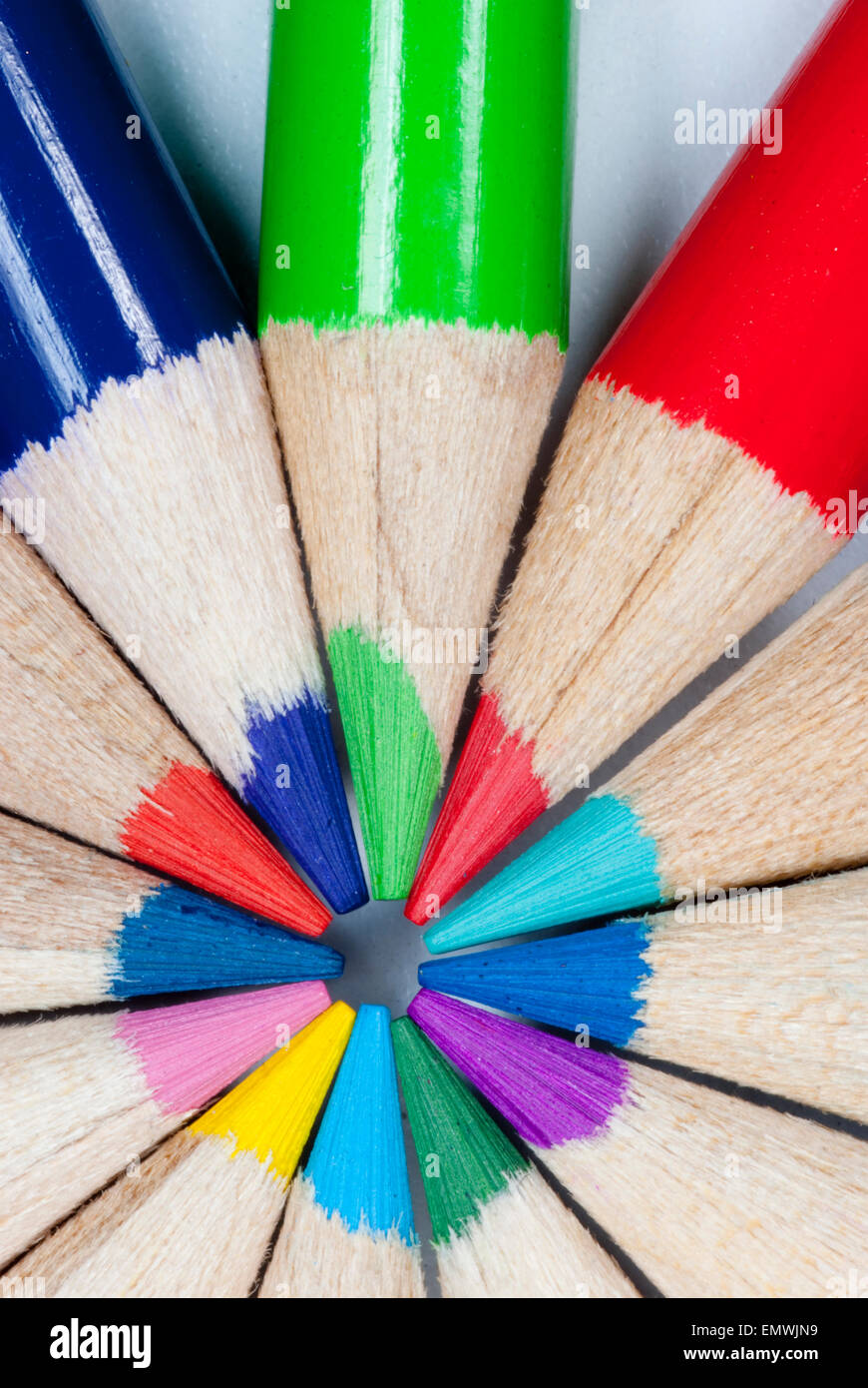 Color Pencil Closeup Stock Photo - Alamy