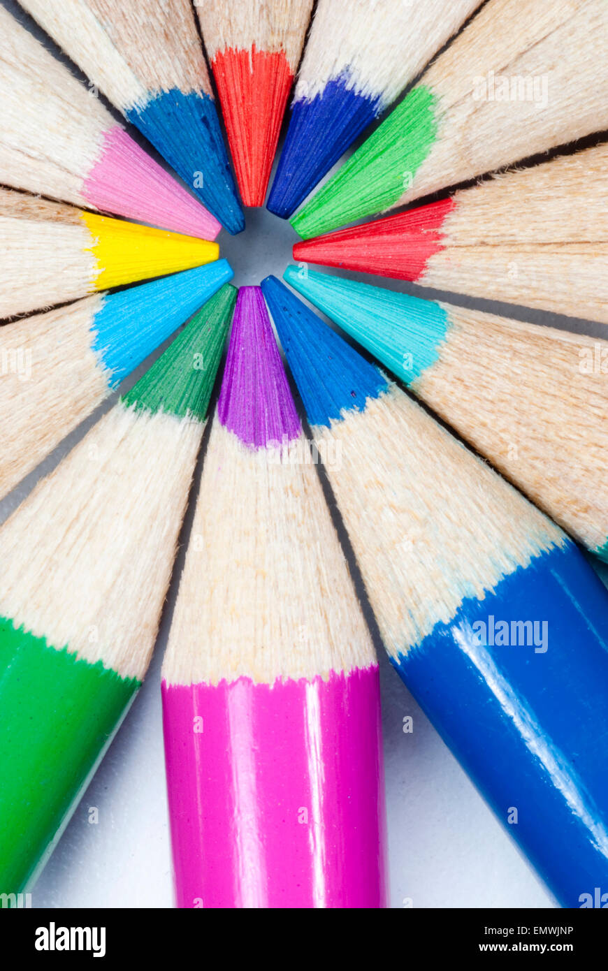 Color Pencil Closeup Stock Photo - Alamy