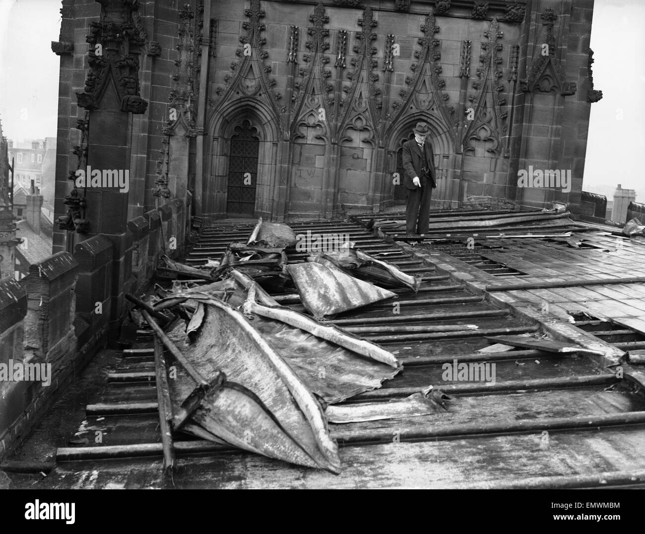 Coventry cathedral fire hi-res stock photography and images - Alamy
