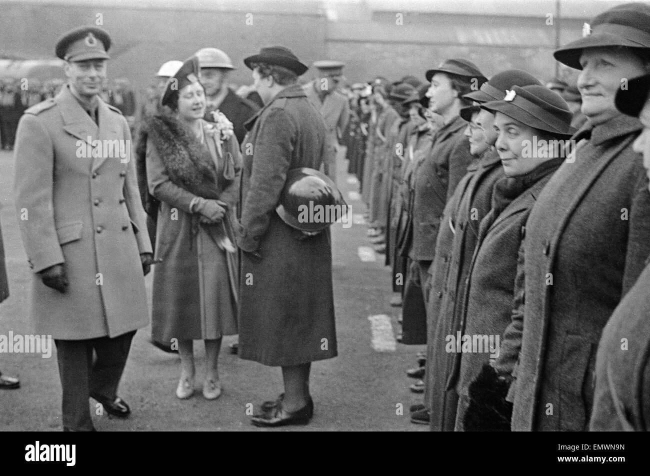 George vi war hi-res stock photography and images - Alamy