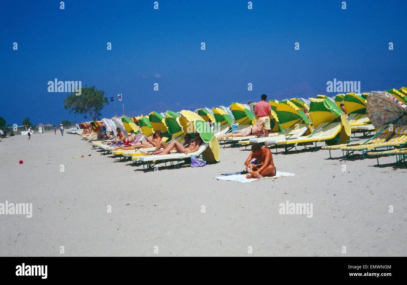 Griechenland, Dodekanes, Insel Kos, Kos, Strand Tigaki Stock Photo - Alamy