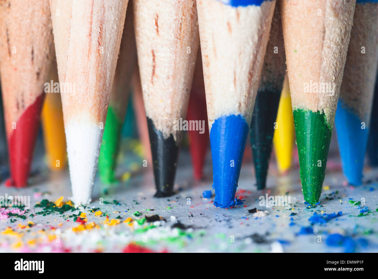 Color Pencil Closeup Stock Photo - Alamy