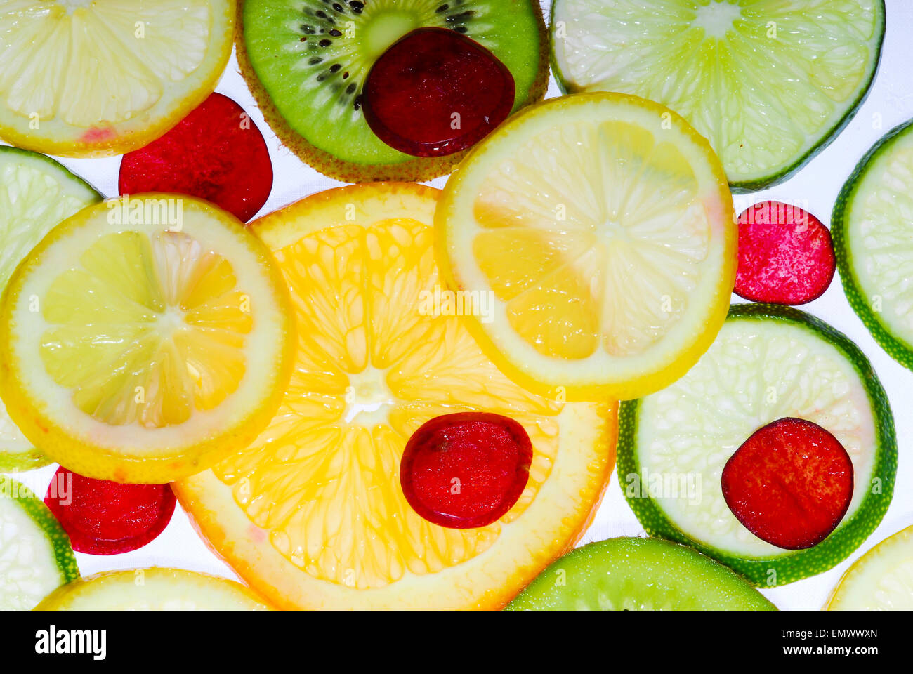 Sliced fruit hi-res stock photography and images - Alamy
