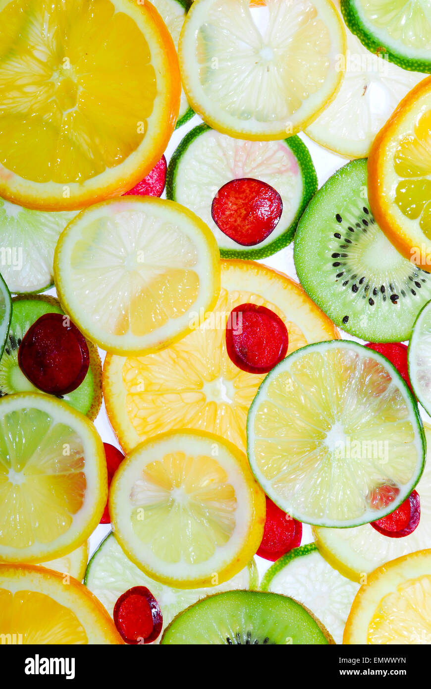 Sliced fruit hi-res stock photography and images - Alamy