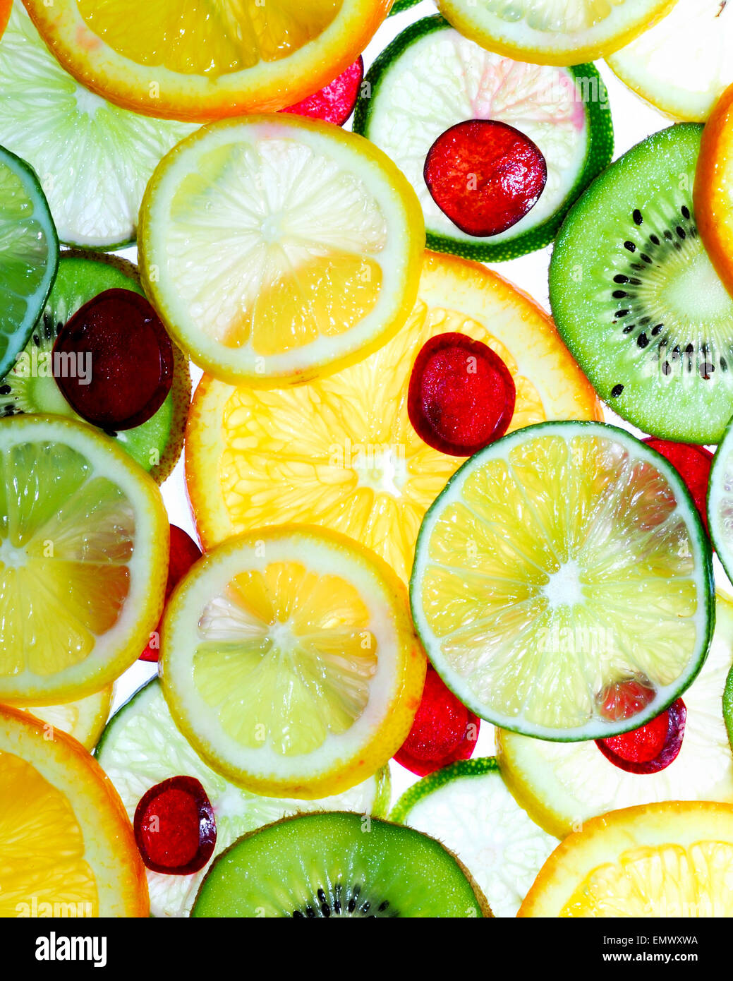 Sliced fruit hi-res stock photography and images - Alamy