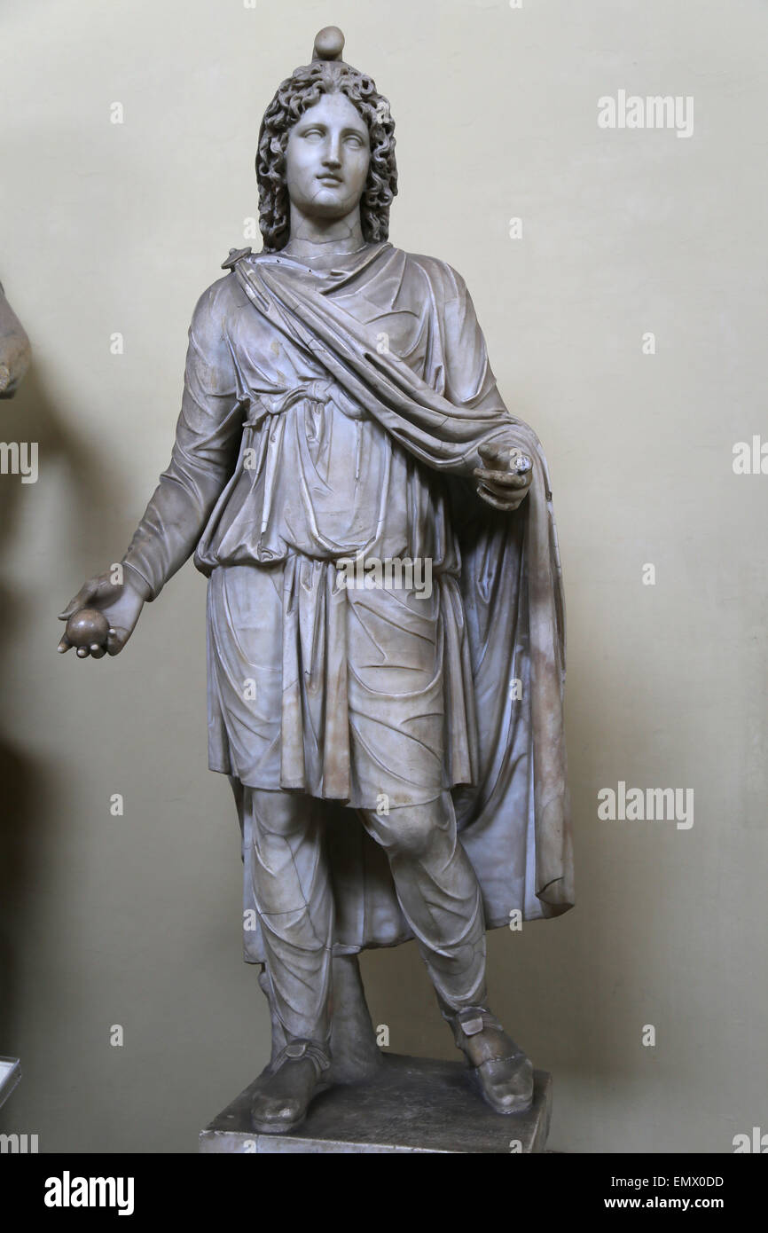 Remodeled Paris. Statue of Cautes, a minor divinity of the Mithraic ...