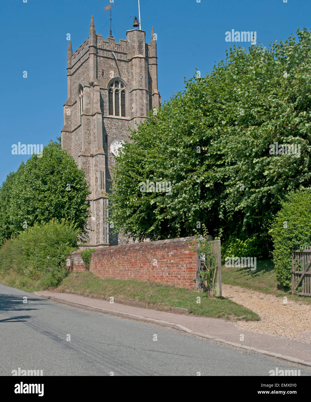 Monks Eleigh, St Peters Church, Suffolk Stock Photo - Alamy