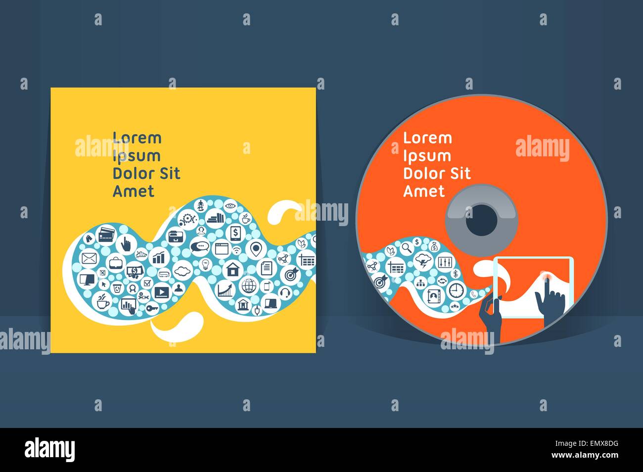 Cd presentation Stock Vector Images - Alamy