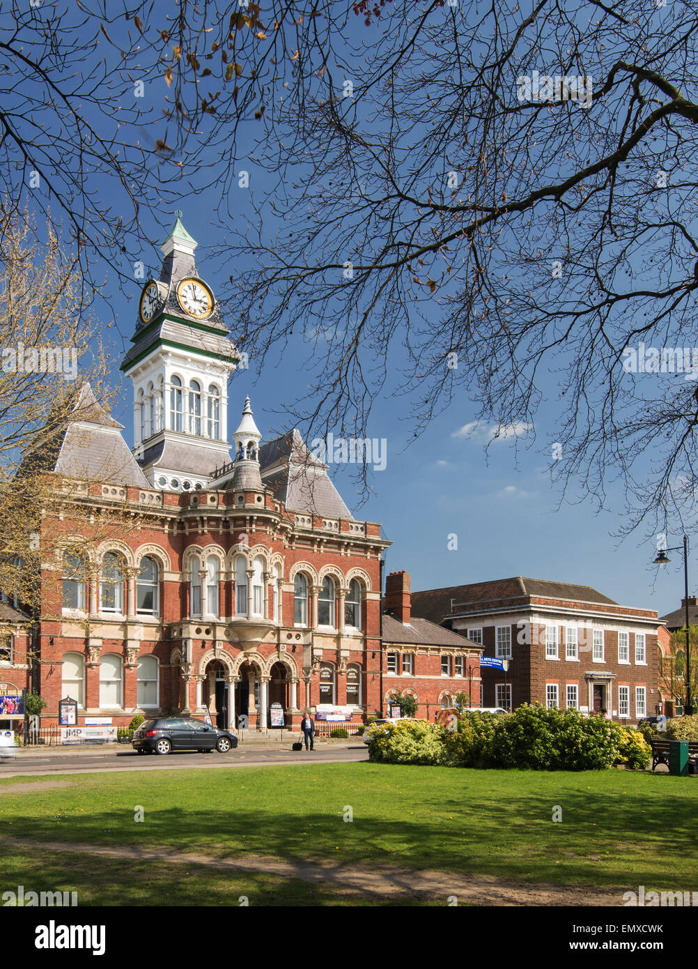 Guildhall Arts Centre, Grantham, Lincolnshire, England, UK Stock Photo ...