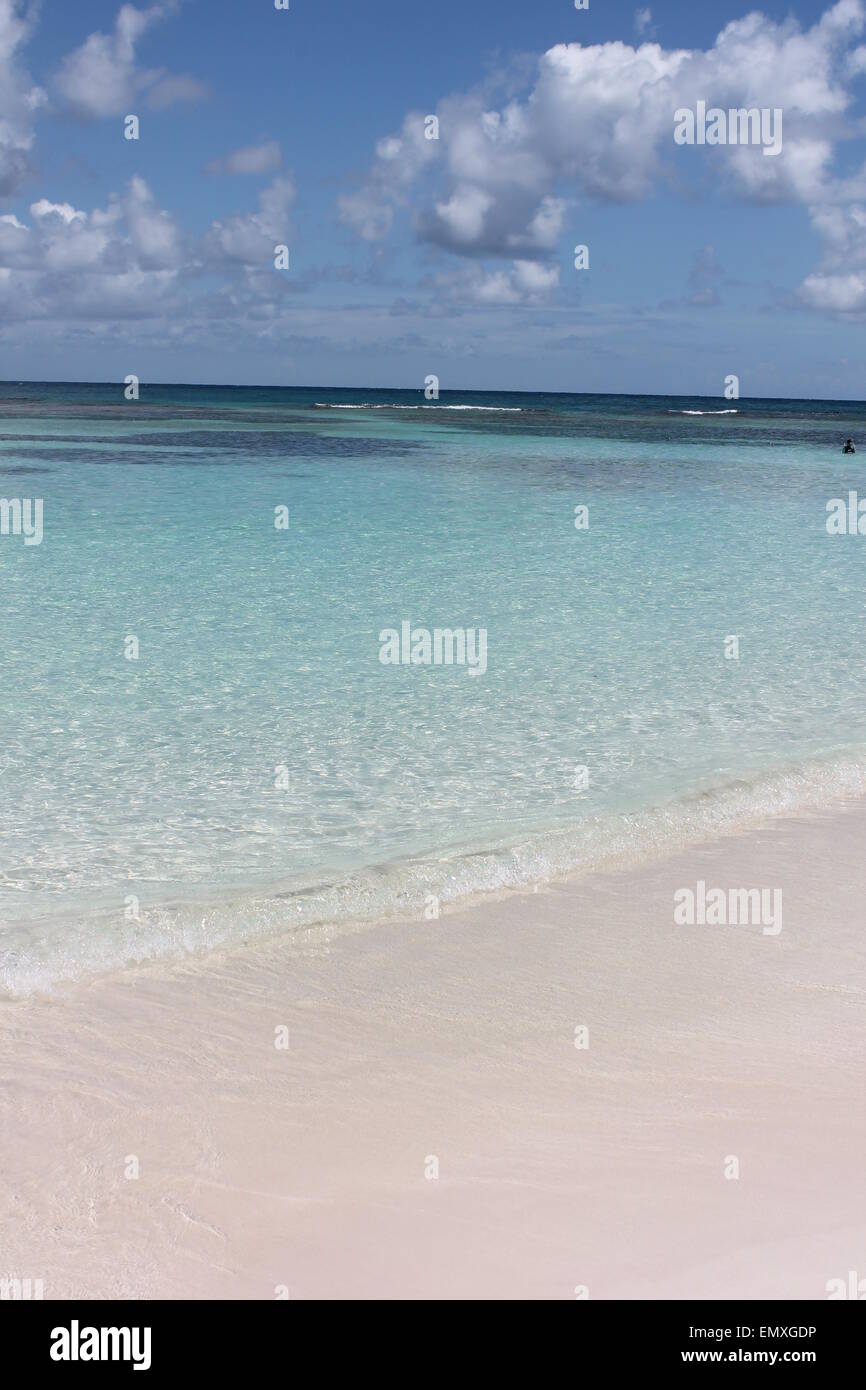 Perfect white sandy tropical beach beach, sand, sea, blue, sky, water ...