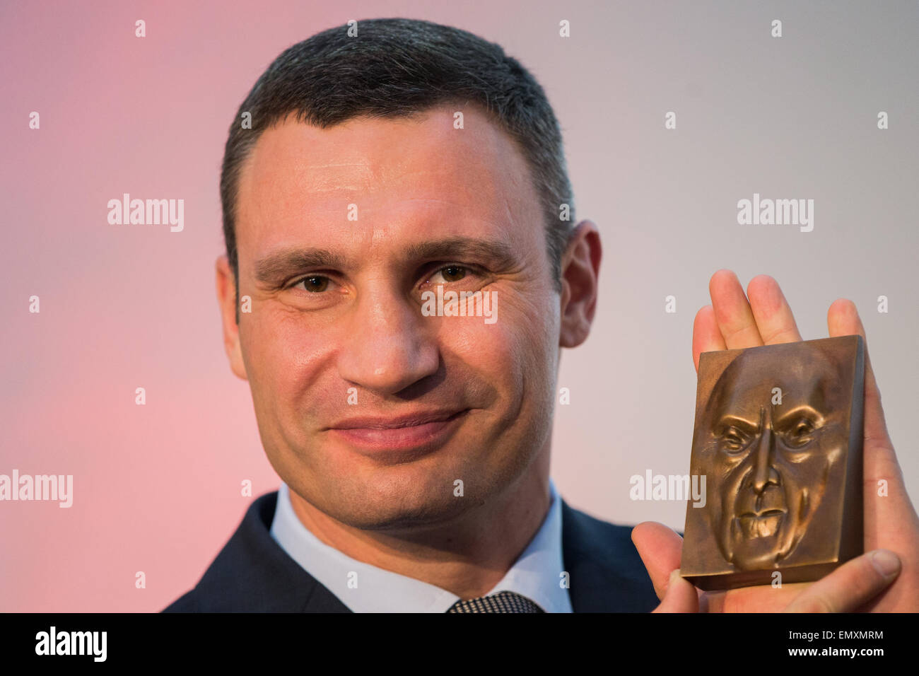 Vitali Klitschko, current Mayor of Ukraine's capital Kiev, receives the ...