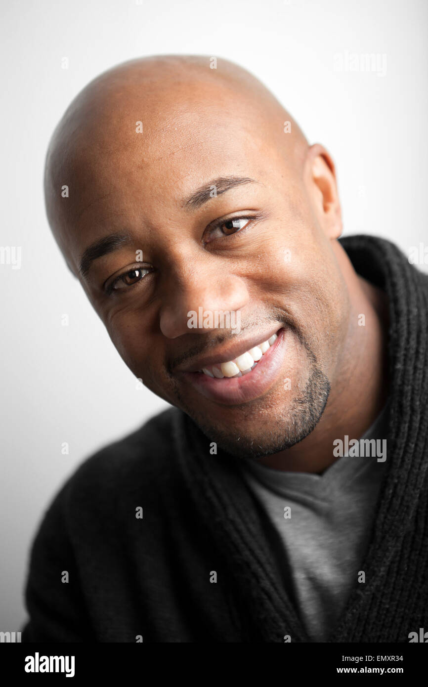 Portrait happy guy american hi-res stock photography and images - Alamy