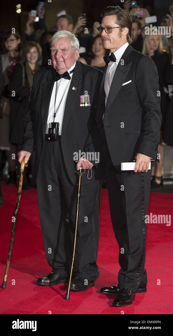 58th BFI London Film Festival - 'Fury' - Premiere Featuring: Brad Pitt ...